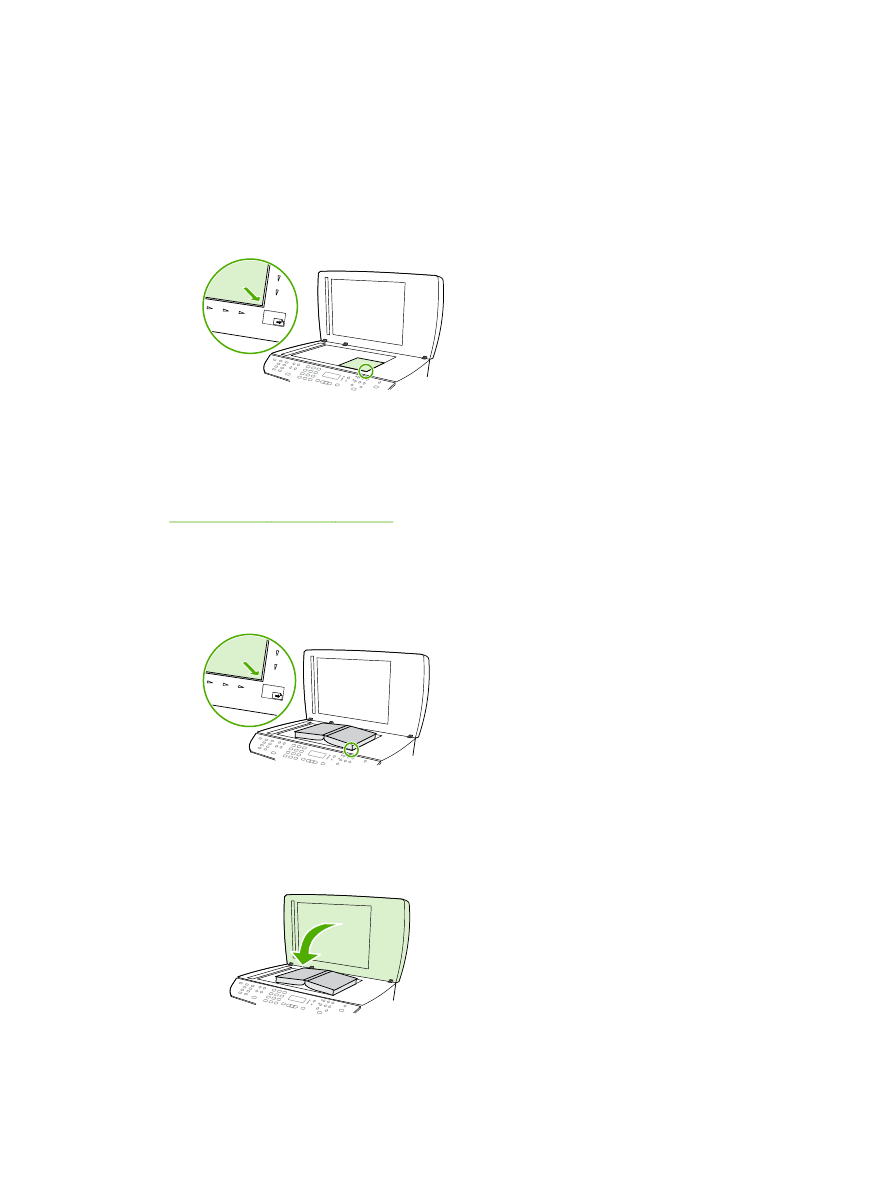 Scanning a photo or a book - HP LaserJet 3052 All in One Printer