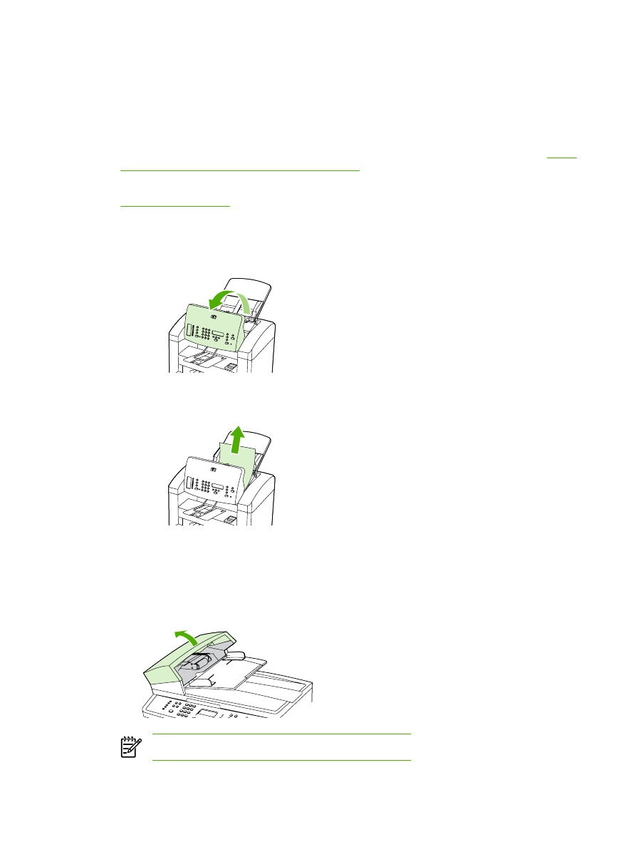 Trassel i den automatiska dokumentmataren - HP LaserJet 3052 All in One ...