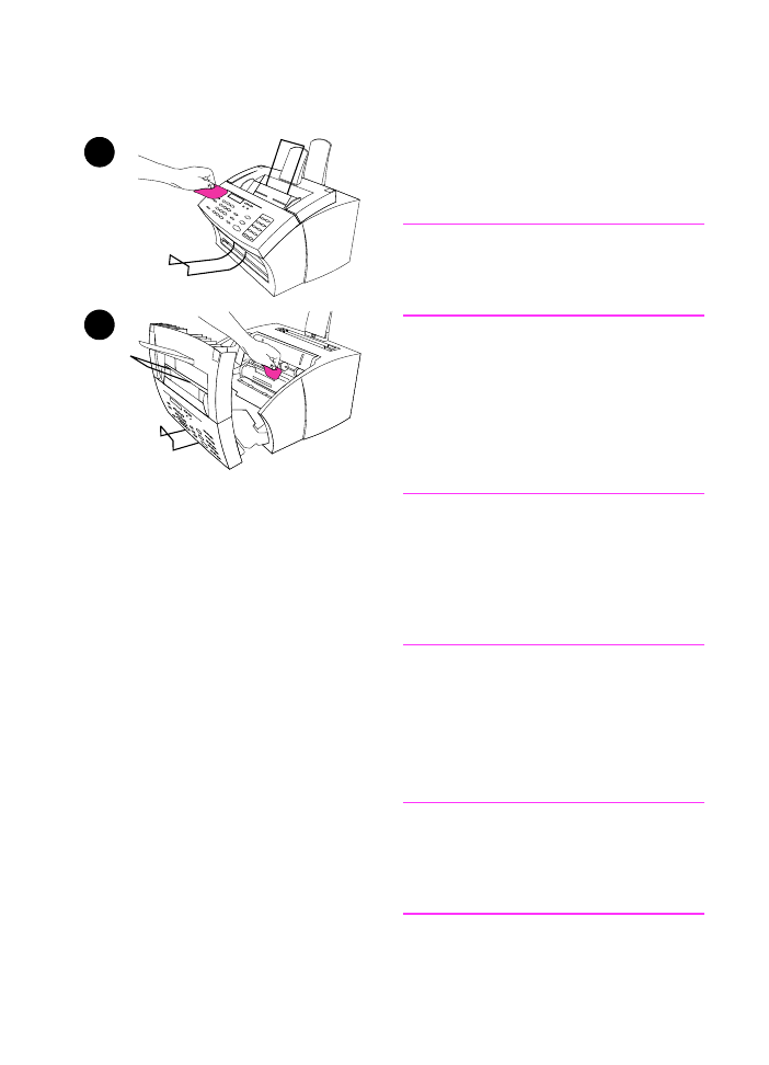 Cleaning the print path - HP LaserJet 3100 All in One Printer series