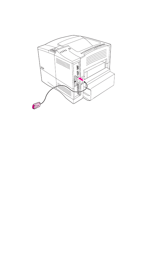 Installing the HP Fast InfraRed Receiver - HP LaserJet 4050 Printer series
