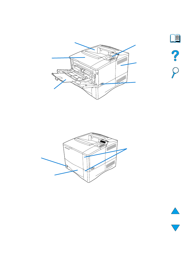 Printer parts and locations - HP LaserJet 4100 Printer series