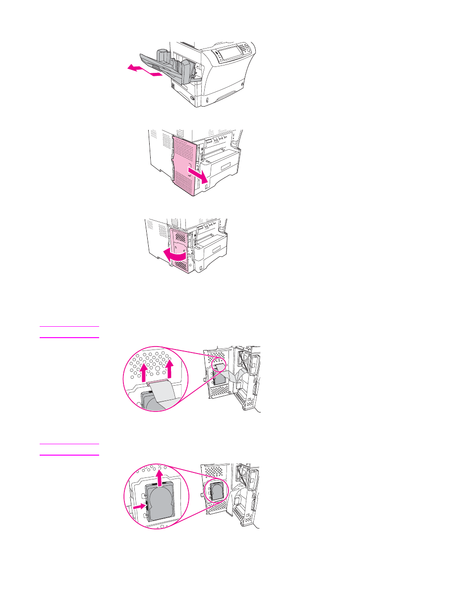 Replacing the hard-disk drive - HP LaserJet 4345 Multifunction Printer ...