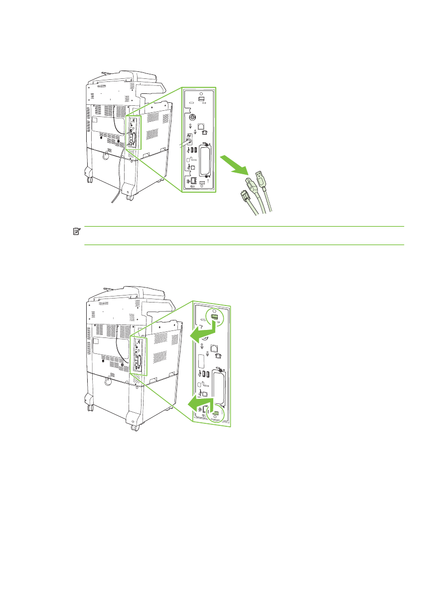 在 HP Color LaserJet 4730mfp 和 HP Color LaserJet CM4730 MFP 中安装/更换传真附件 ...