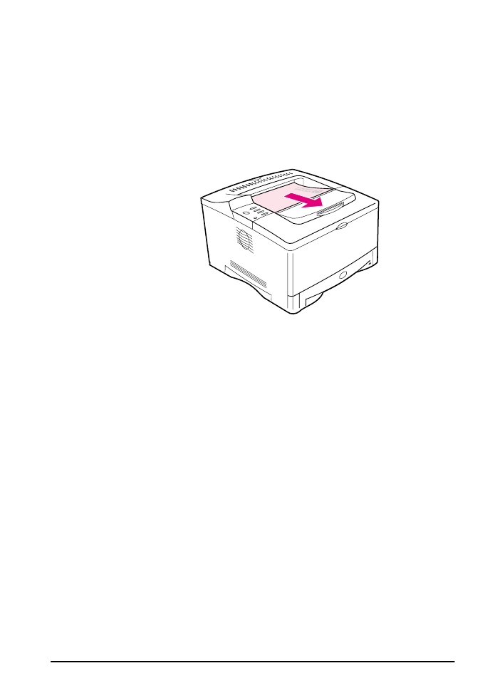 Printing to the Top Output Bin - HP LaserJet 5100 Printer series