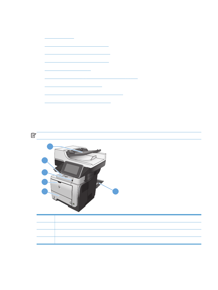 แก้ปัญหากระดาษติดขัด - HP LaserJet Enterprise 500 MFP M525