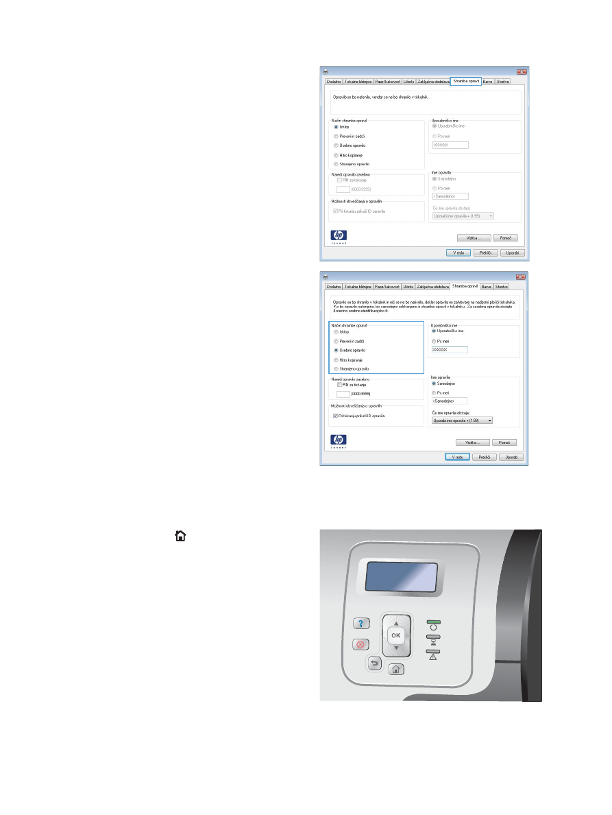 Ustvarjanje shranjenega opravila v operacijskem sistemu Windows - HP ...