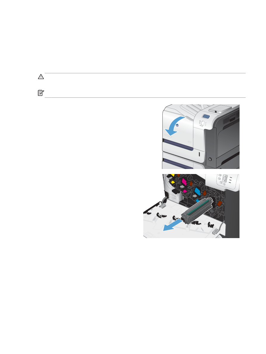 更換說明 - HP LaserJet Enterprise 500 color Printer M551 series