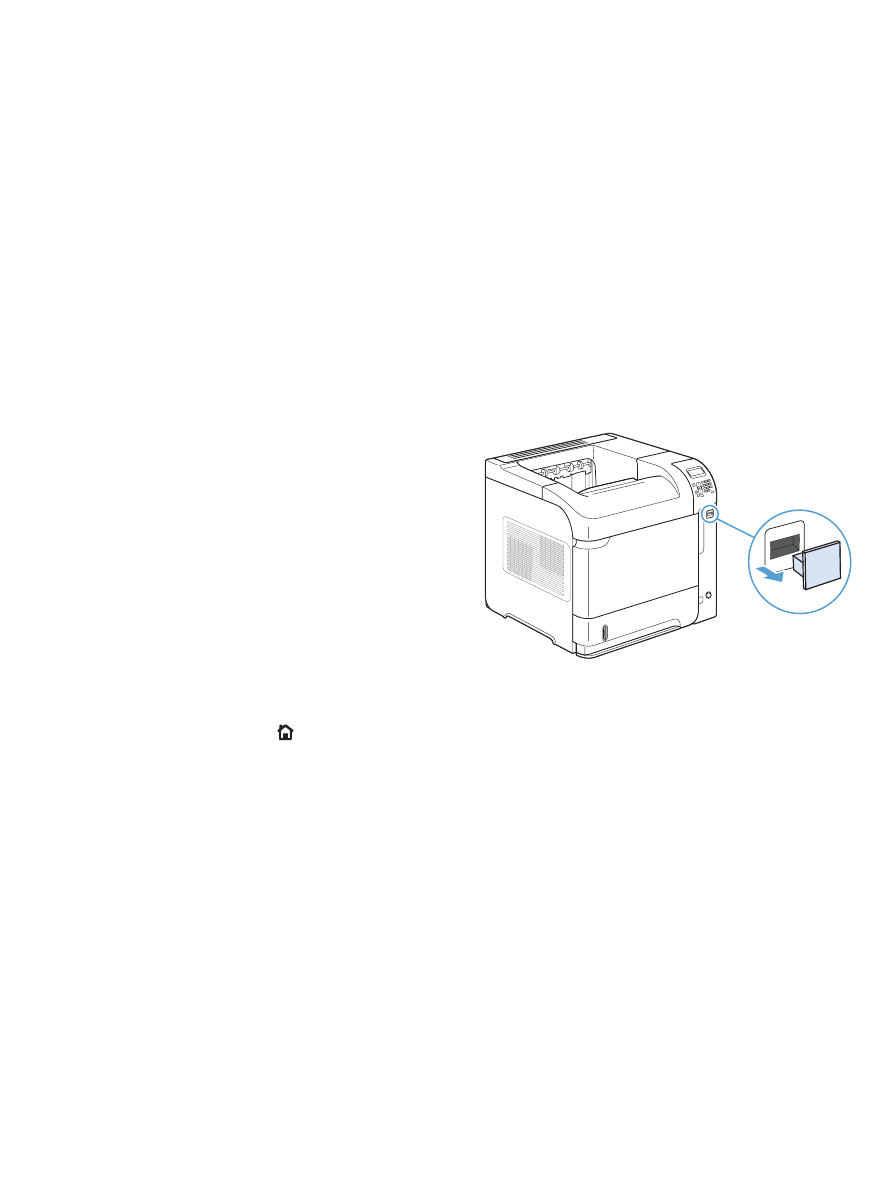 Drukowanie z urządzenia USB - HP LaserJet Enterprise 600 Printer M603 ...
