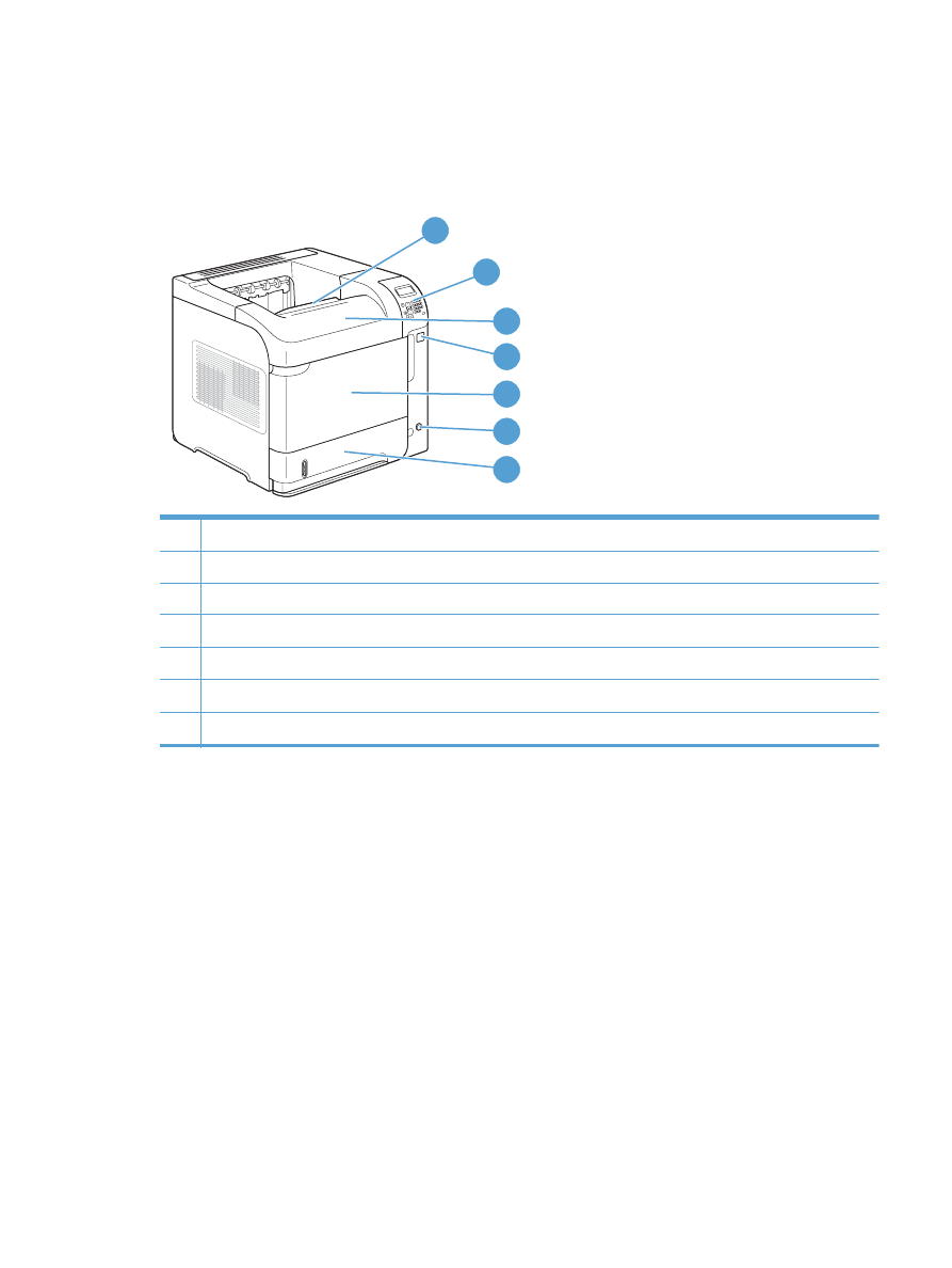 产品视图 - HP LaserJet Enterprise 600 Printer M603 series