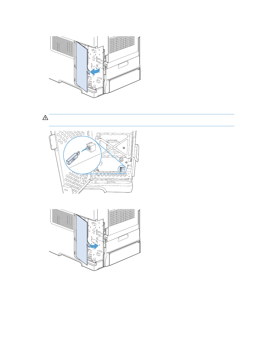安装内部 USB 设备 - HP LaserJet Enterprise 600 Printer M603 series