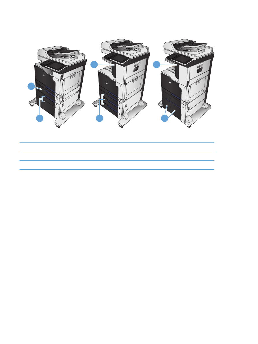 المنظر الخلفي للمنتج - HP LaserJet Enterprise 700 color MFP M775 series