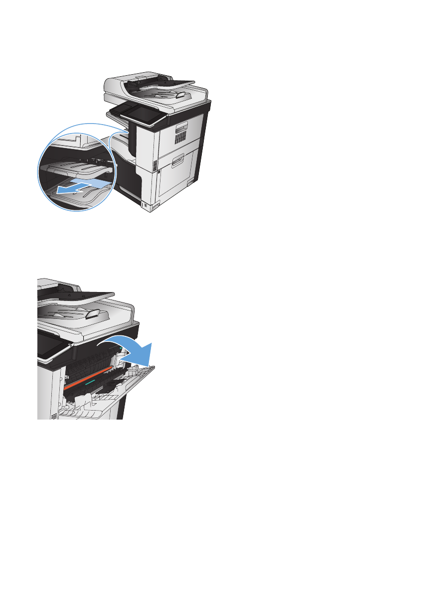 إزالة انحشار الدبابيس - HP LaserJet Enterprise 700 color MFP M775 series