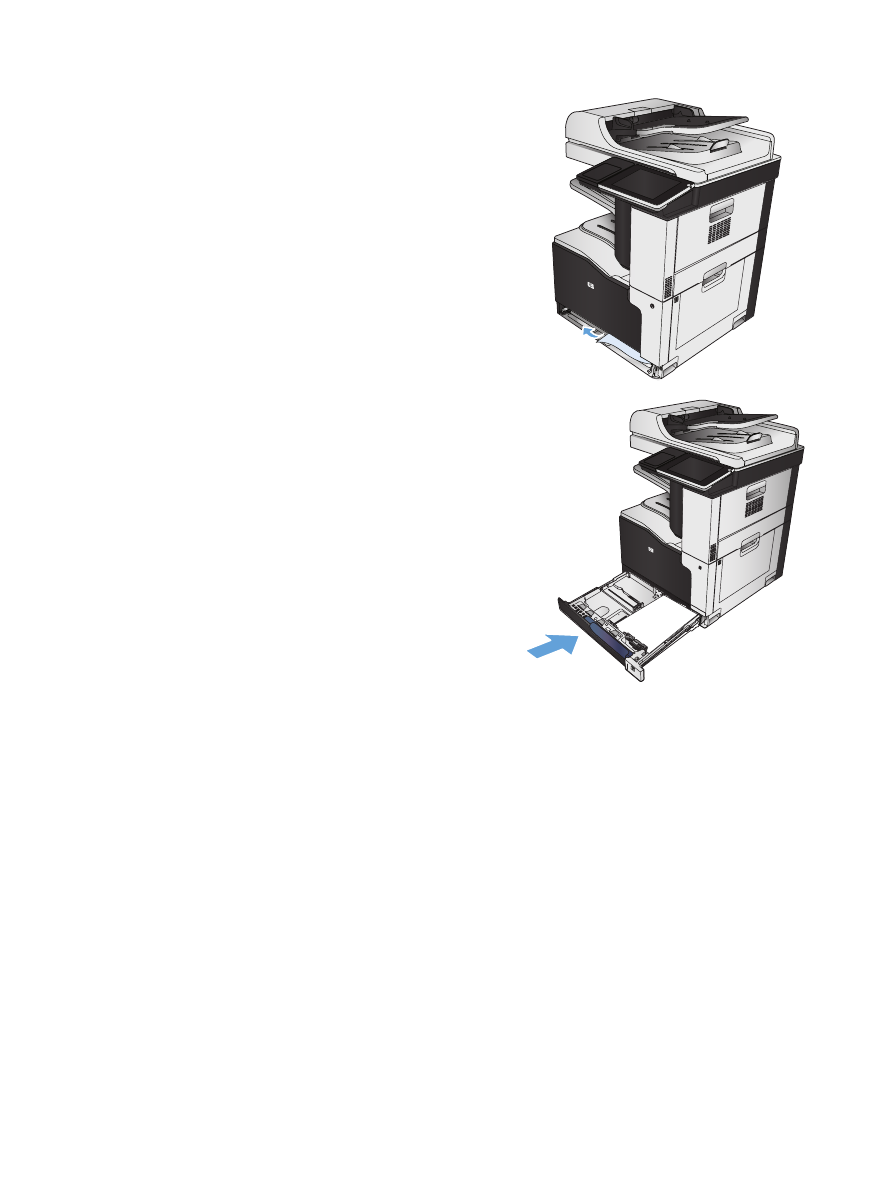 Beseitigen von Staus in Fach 2 - HP LaserJet Enterprise 700 color MFP ...