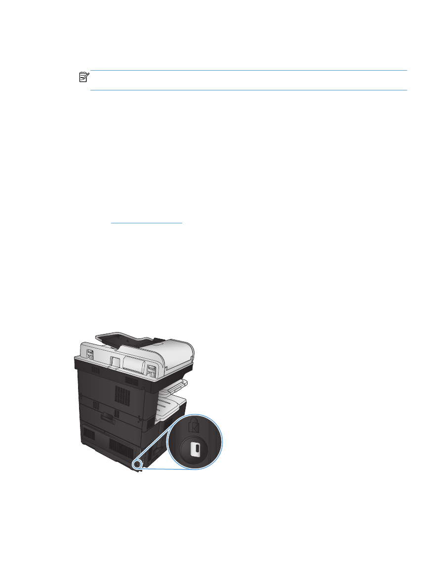 Lock the formatter cage - HP LaserJet Enterprise 700 color MFP M775 series