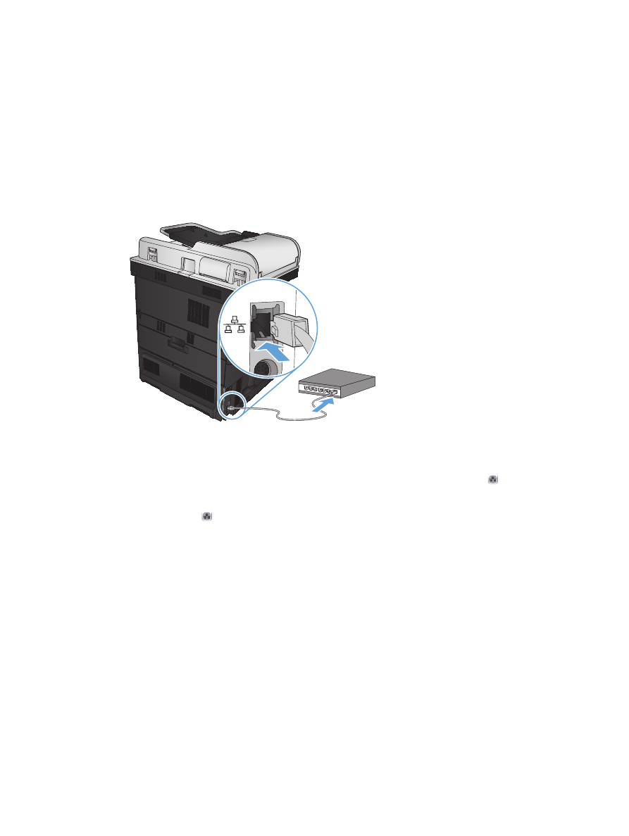Configuración de la dirección IP - HP LaserJet Enterprise 700 color MFP ...