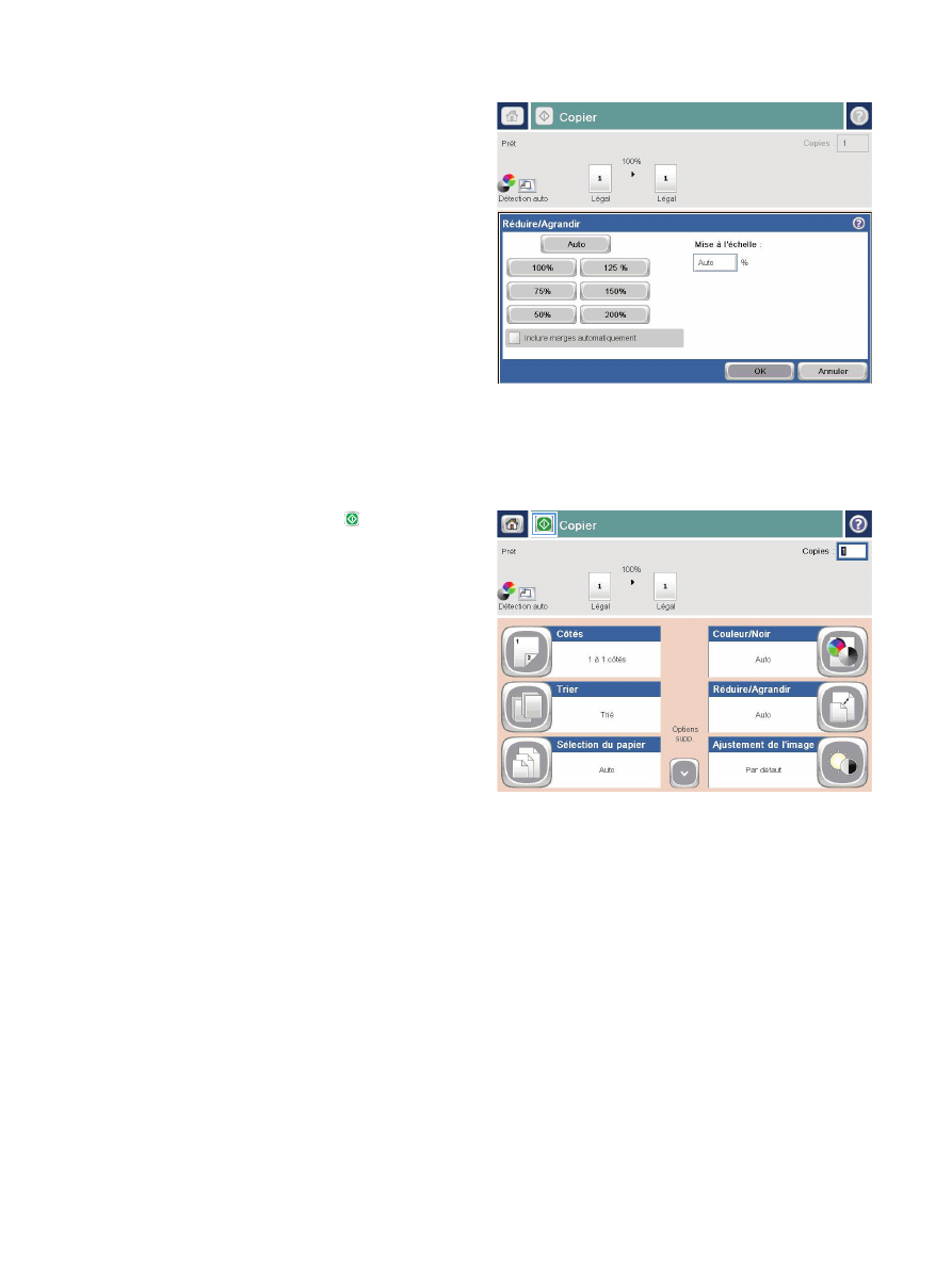 Réduction ou agrandissement d’une image de copie - HP LaserJet ...
