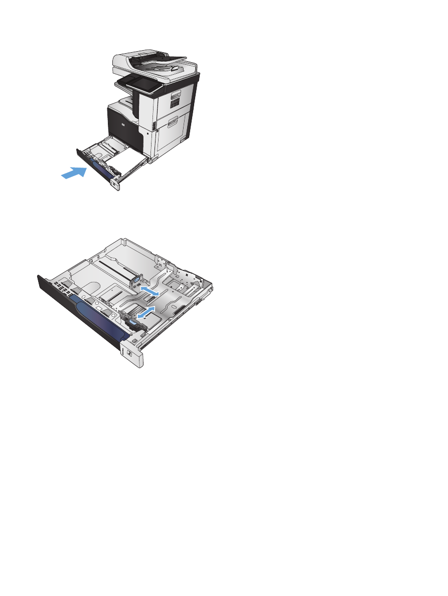 טעינת מגש 2 - HP LaserJet Enterprise 700 color MFP M775 series