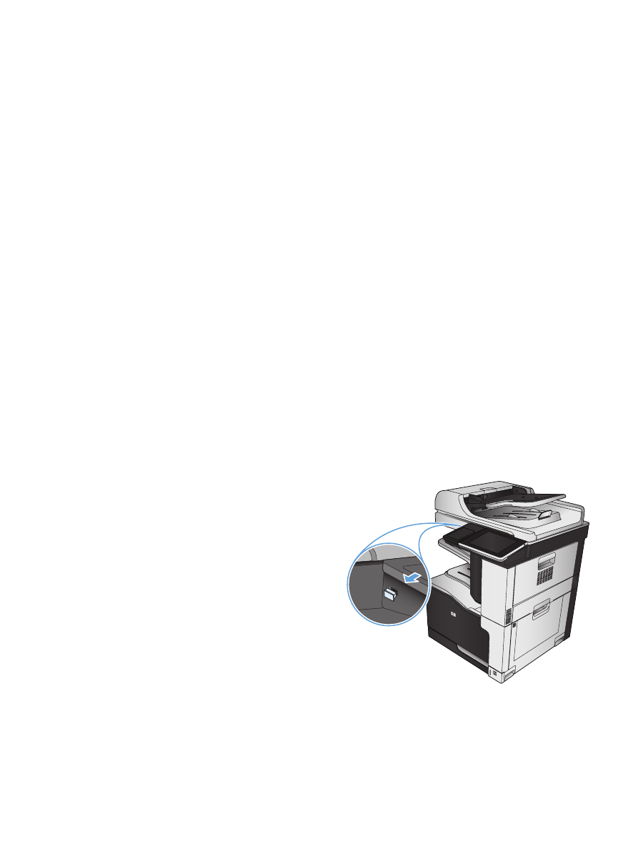 쉽게 액세스할 수 있는 USB 문서 인쇄 - HP LaserJet Enterprise 700 color MFP M775 series