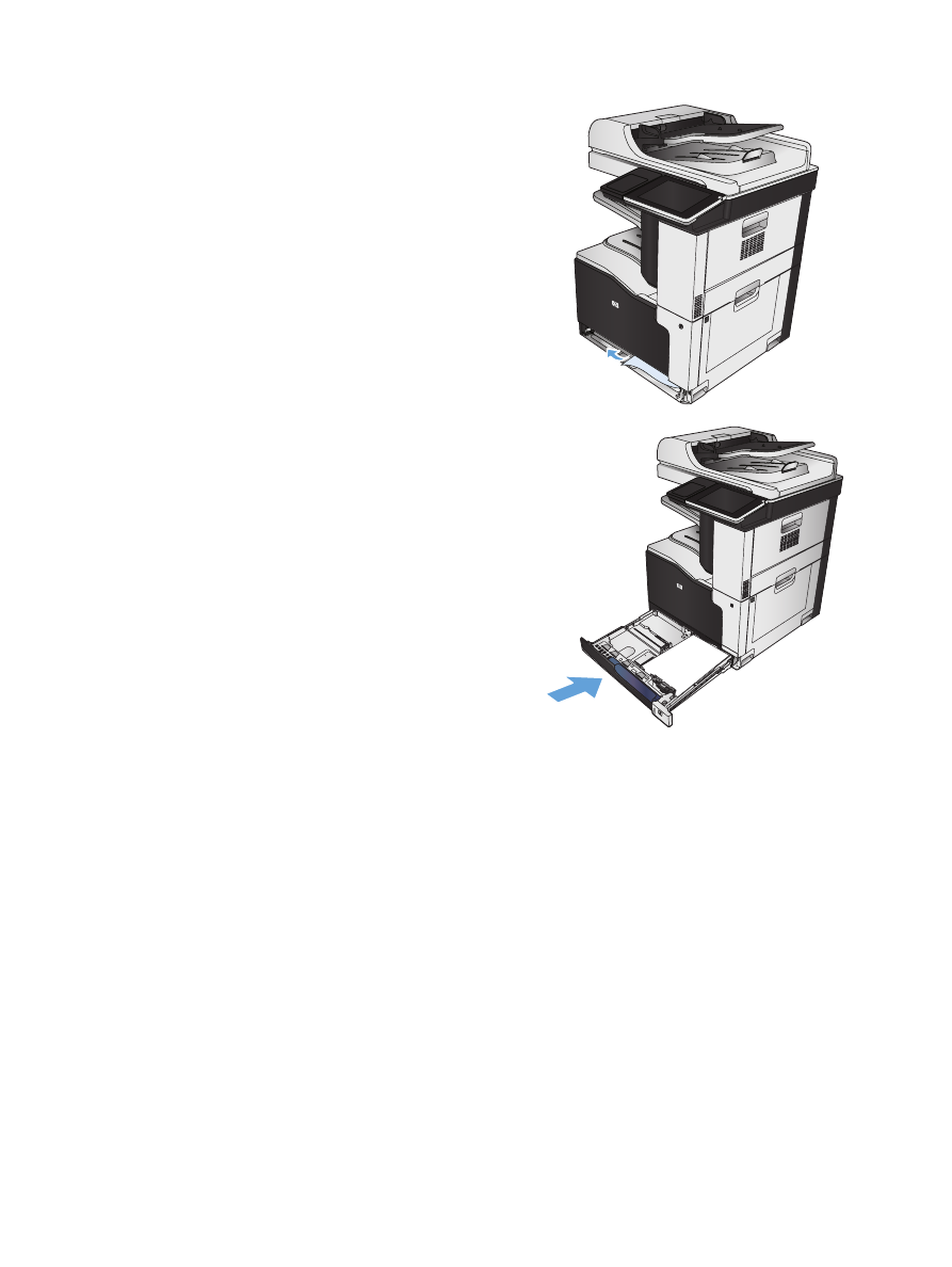 Eliminar congestionamentos na bandeja 2 - HP LaserJet Enterprise 700 ...