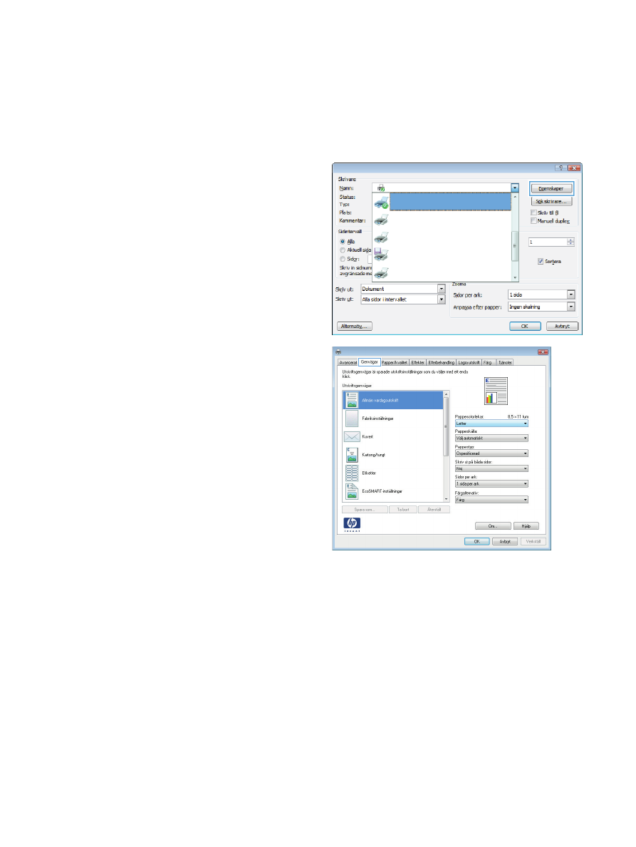 Utskriftsmetoder (Windows) - HP LaserJet Enterprise 700 color MFP M775 ...