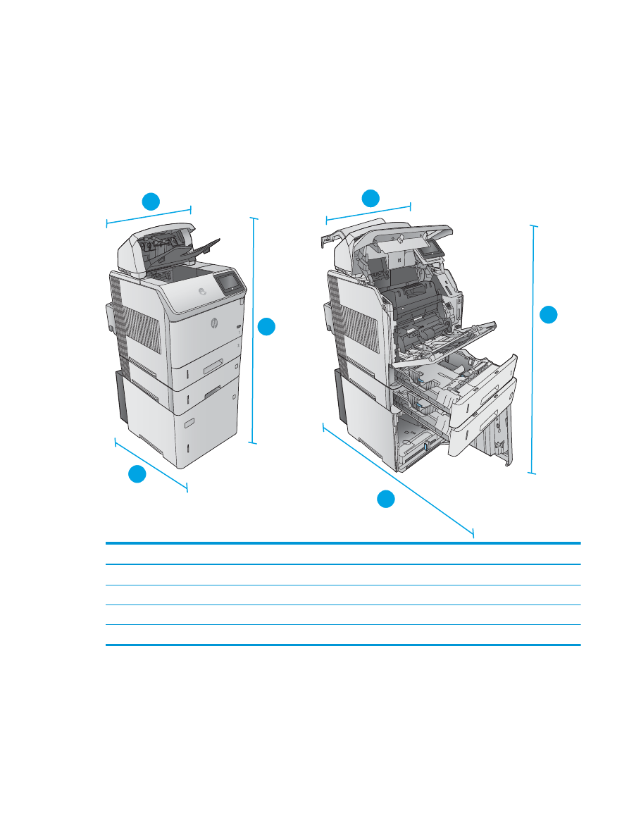 구성 2 - HP LaserJet Enterprise M605 series