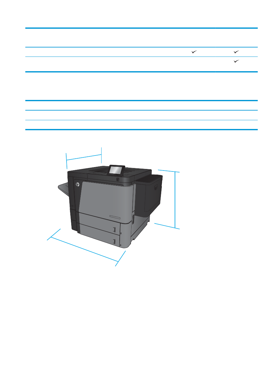 技术规格 - HP LaserJet Enterprise flow MFP M830 series