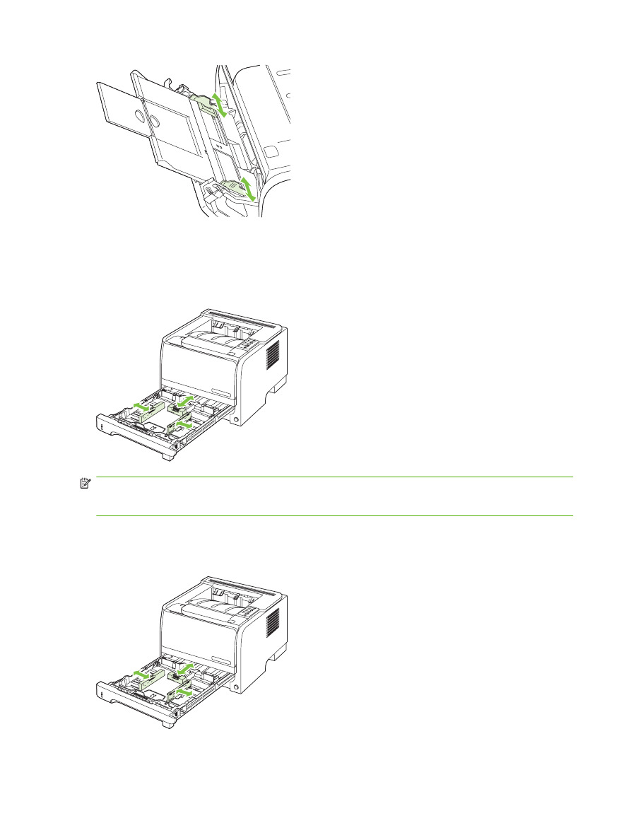 A6-크기 용지 넣기 - HP LaserJet P2035 Printer series
