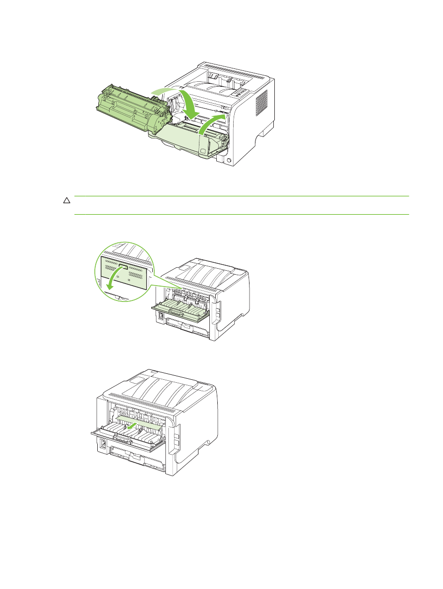 ถาดกระดาษออก - HP LaserJet P2035 Printer series