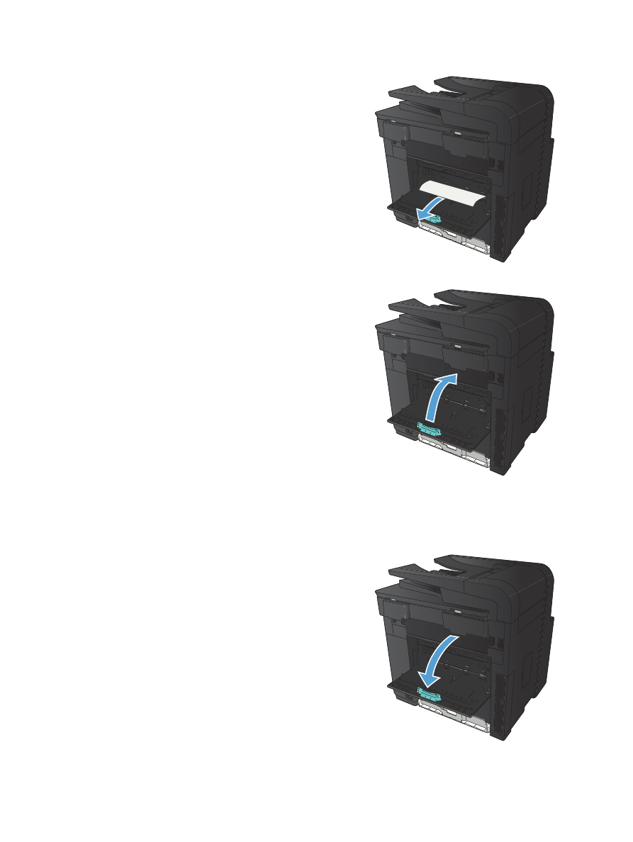 Clear a jam in the duplexer area - HP LaserJet Pro 400 MFP M425