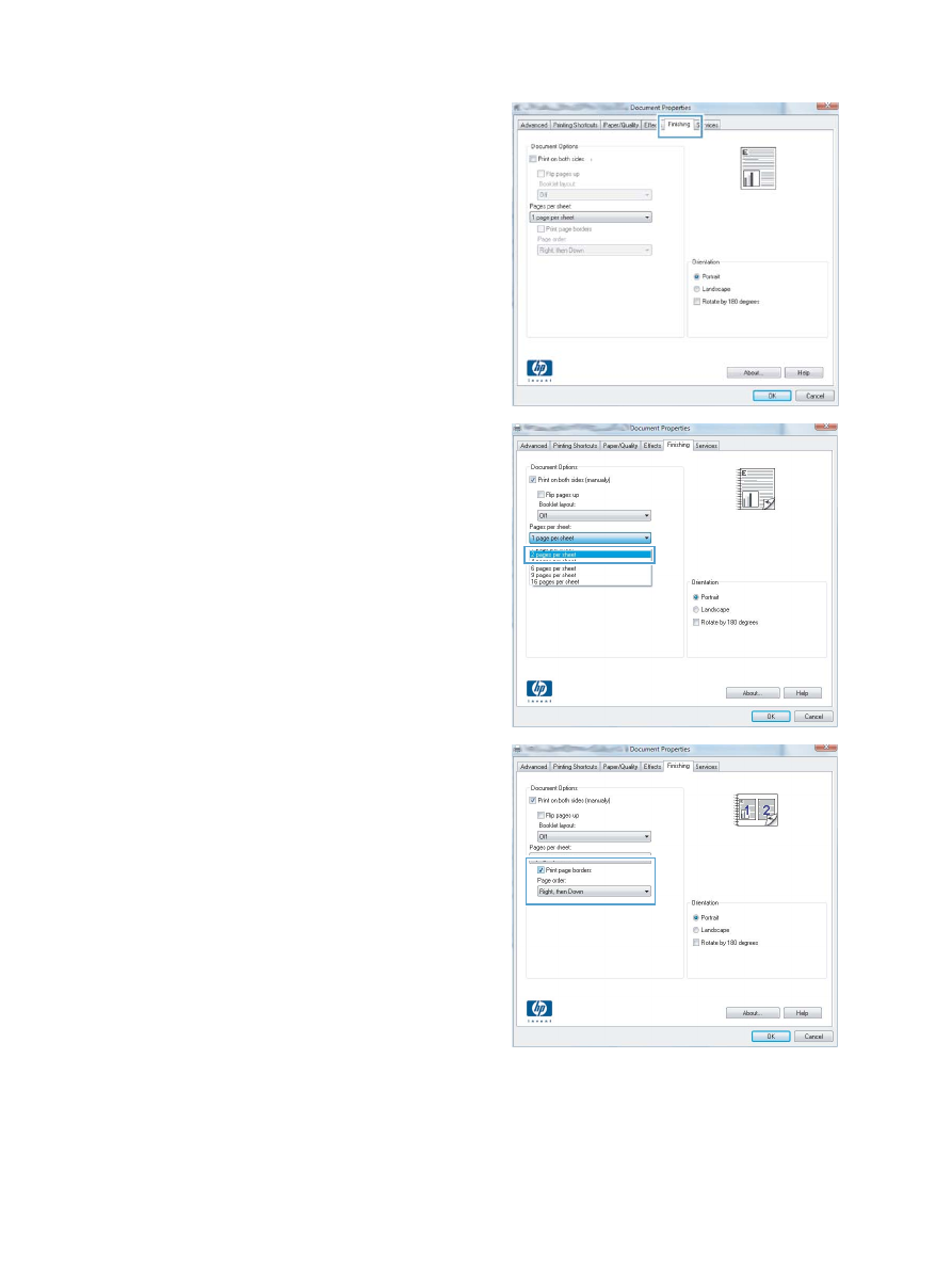 Print multiple pages per sheet with Windows - HP LaserJet Pro 400 ...