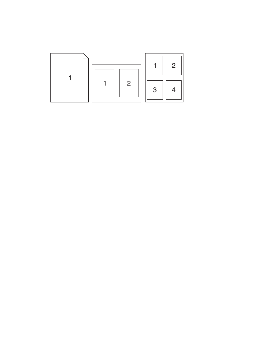 Több oldal nyomtatása egyetlen papírlapra (Mac OS X) - HP LaserJet Pro ...