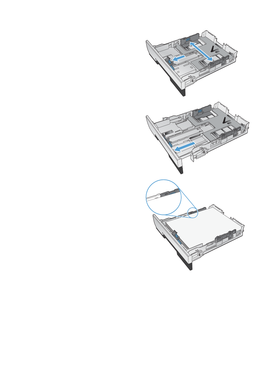 Load Tray 2 or optional Tray 3 - HP LaserJet Pro 400 color MFP M475