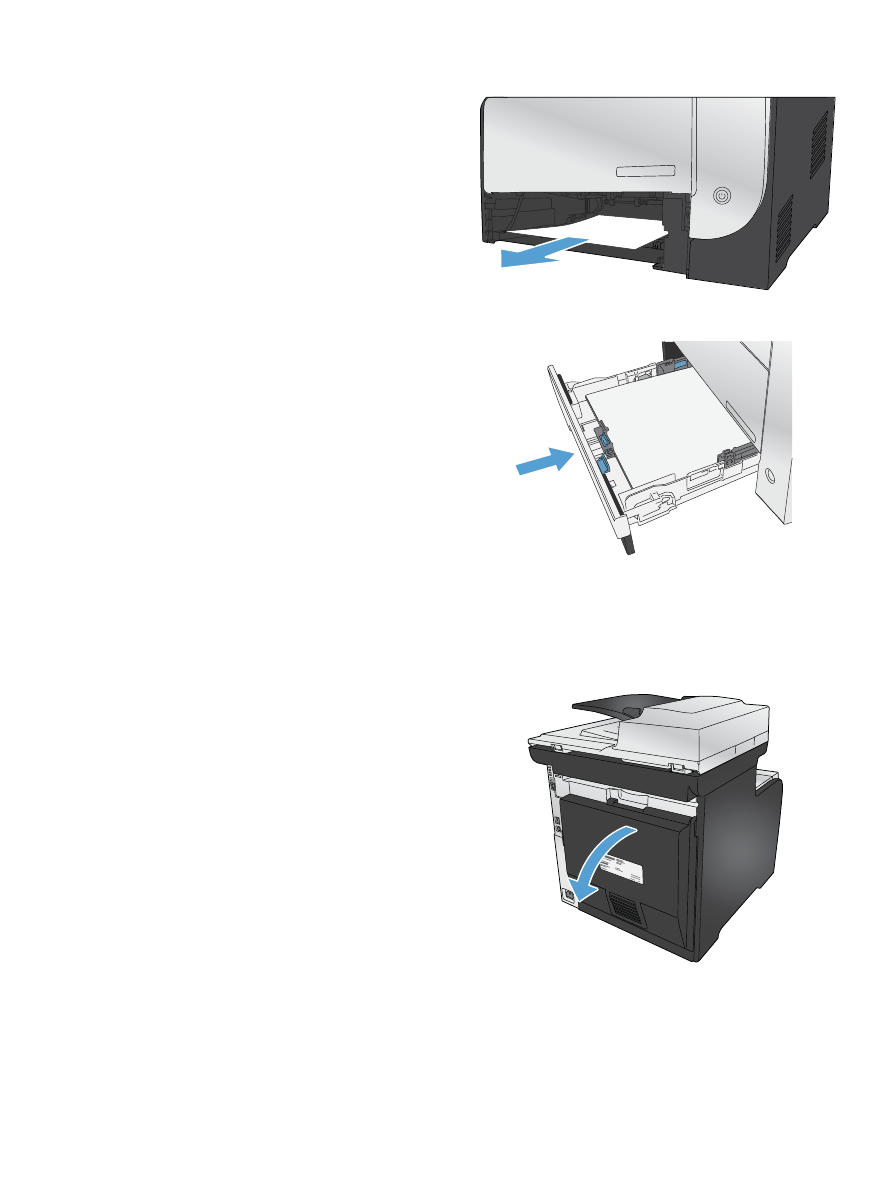 용지함 2에서 용지 걸림 해결 - HP LaserJet Pro 400 color MFP M475