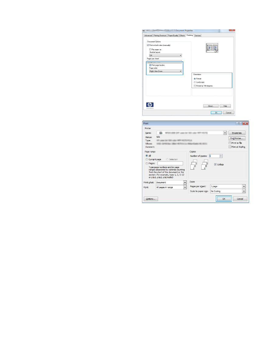Print multiple pages per sheet (Windows) - HP LaserJet Pro MFP M521 series