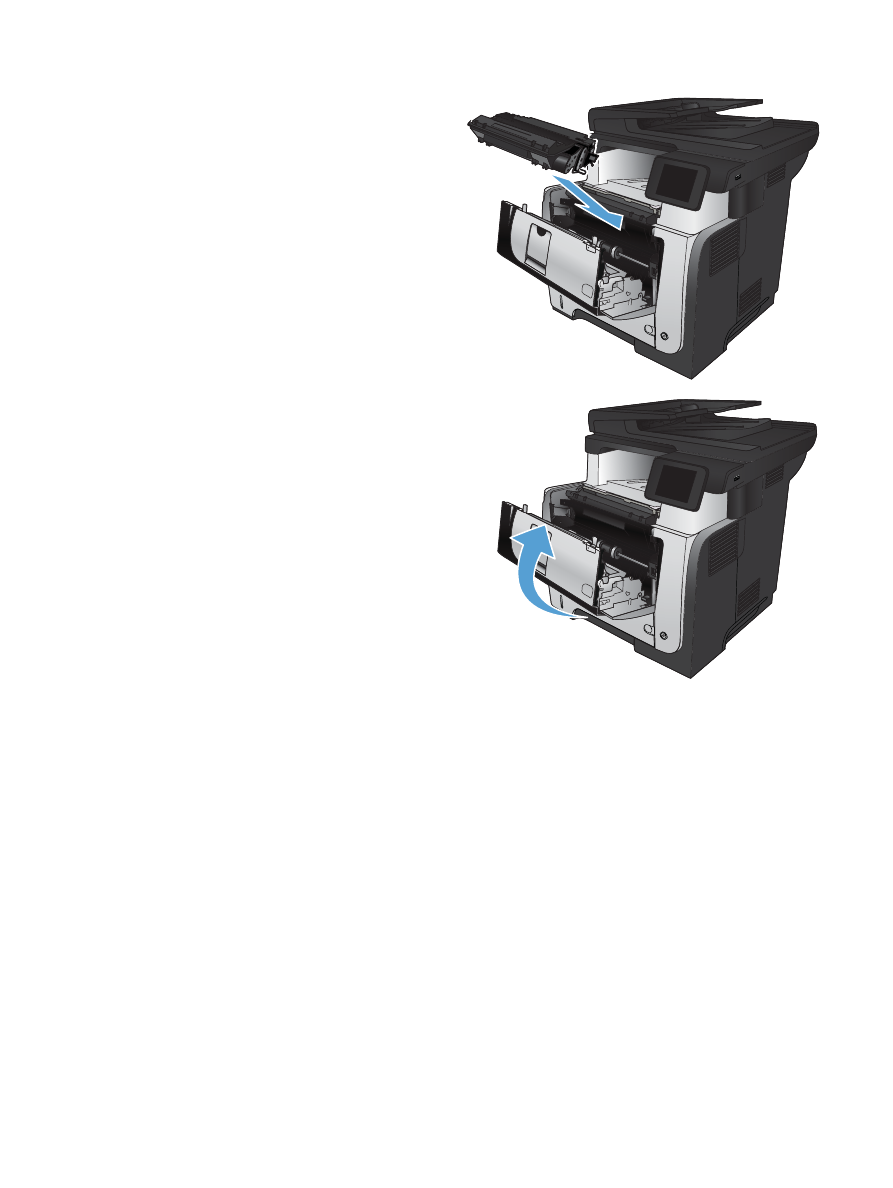 Clear jams in Tray 2 or optional Tray 3 - HP LaserJet Pro MFP M521 series
