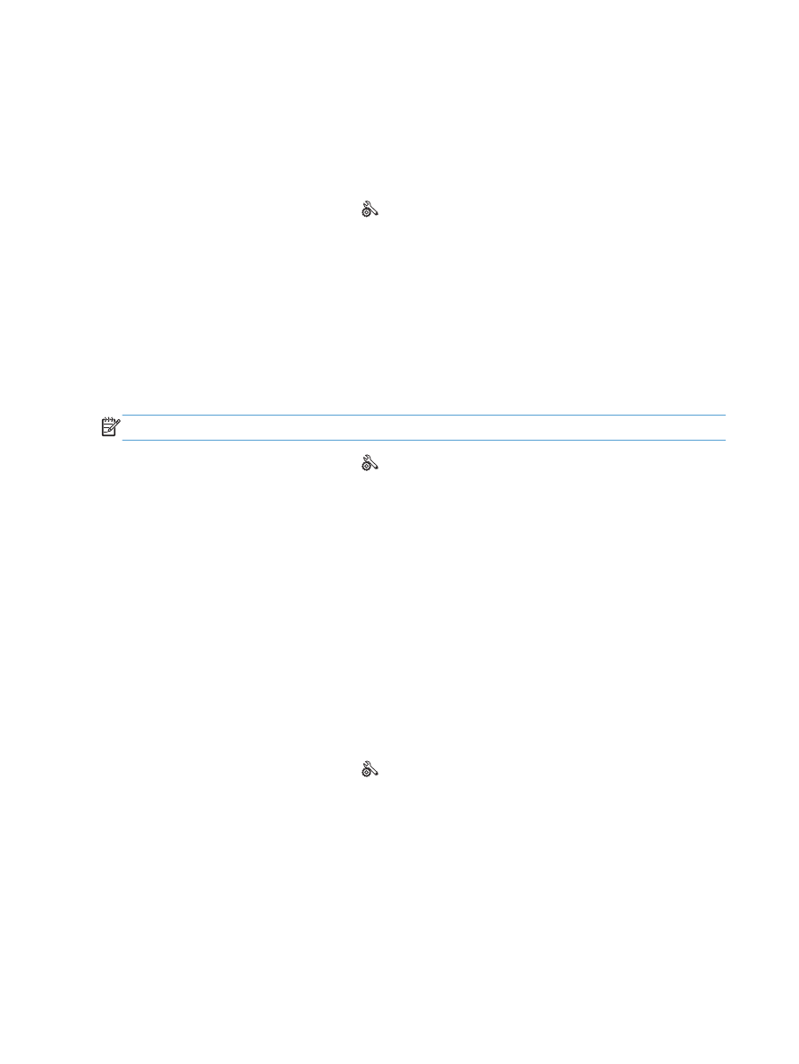 발신음 인식 설정 - HP LaserJet Pro MFP M521 series
