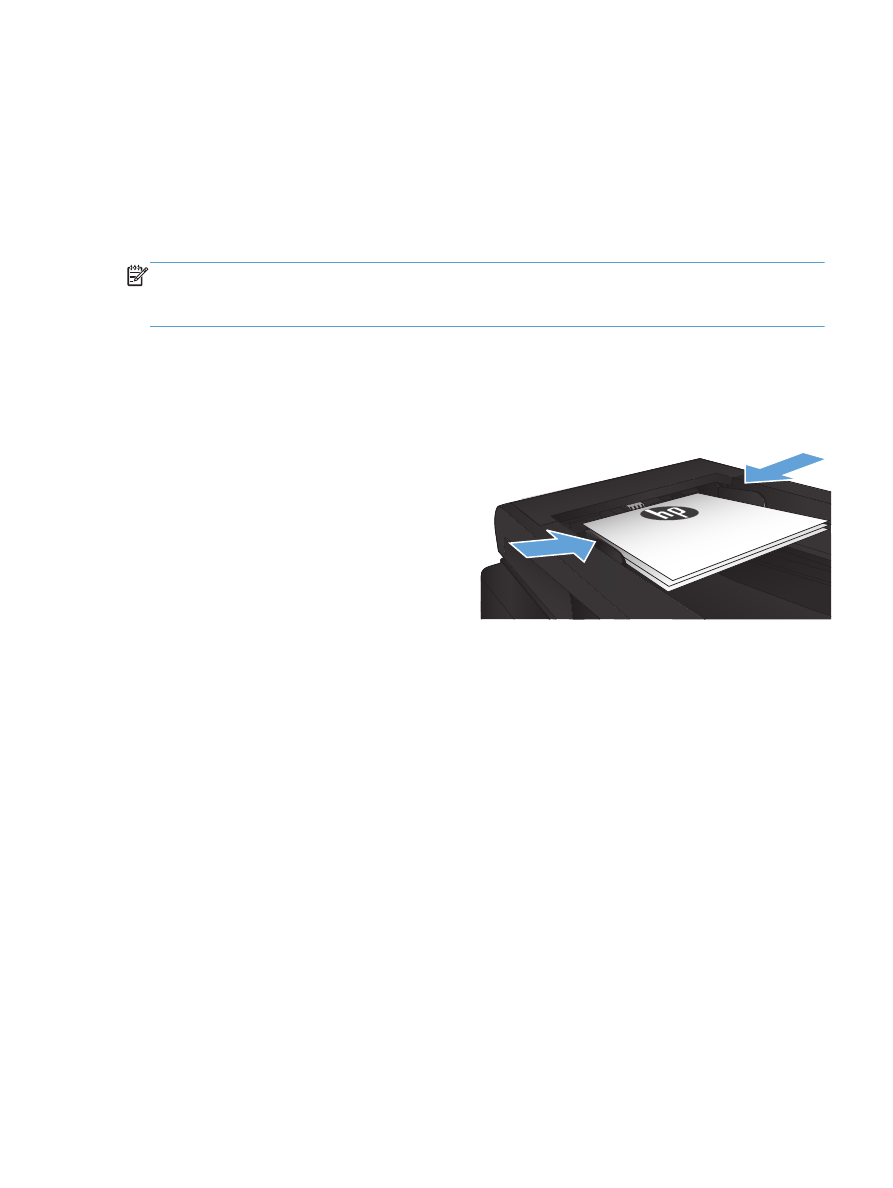 전자 문서 및 종이 문서를 통합한 팩스 전송 - HP LaserJet Pro MFP M521 series