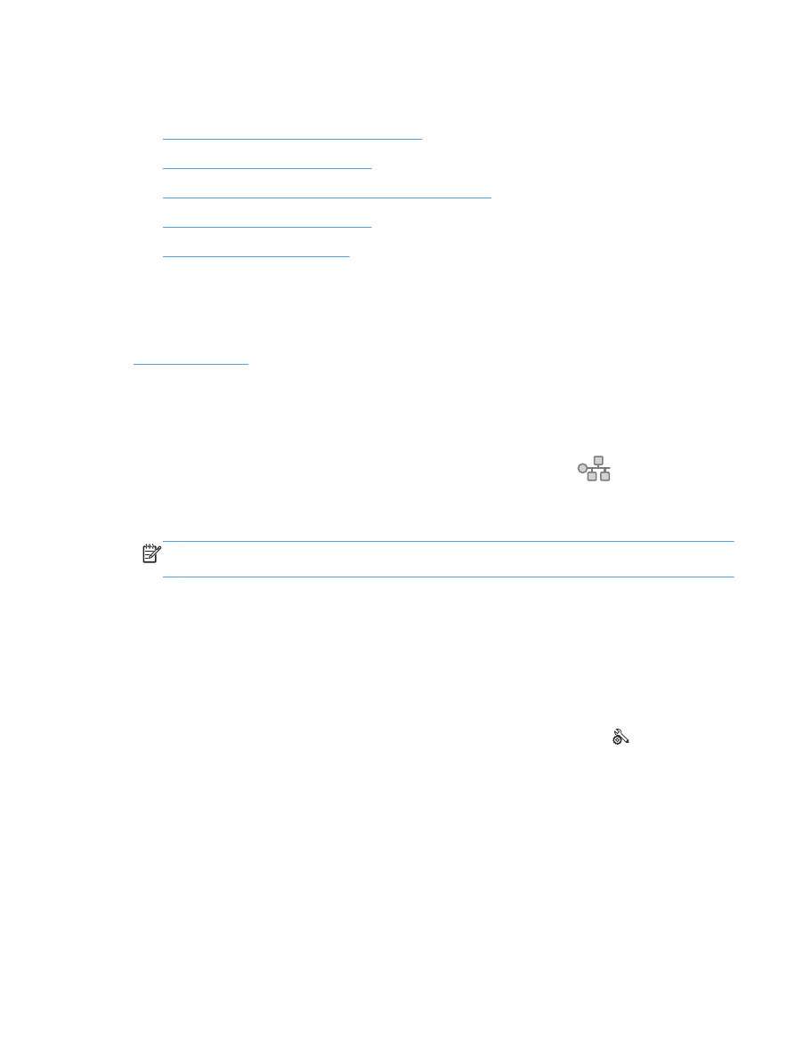 Pregled i promena mrežnih postavki - HP LaserJet Pro MFP M521 series