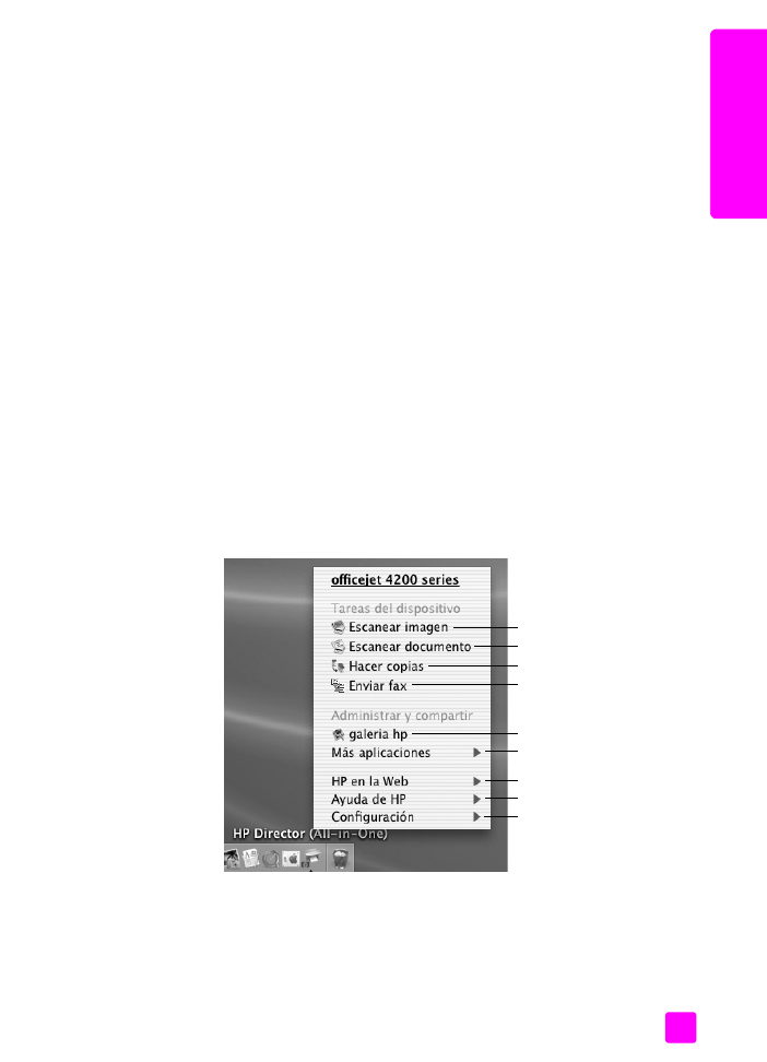 abrir el director hp para usuarios de Windows - HP Officejet 4215