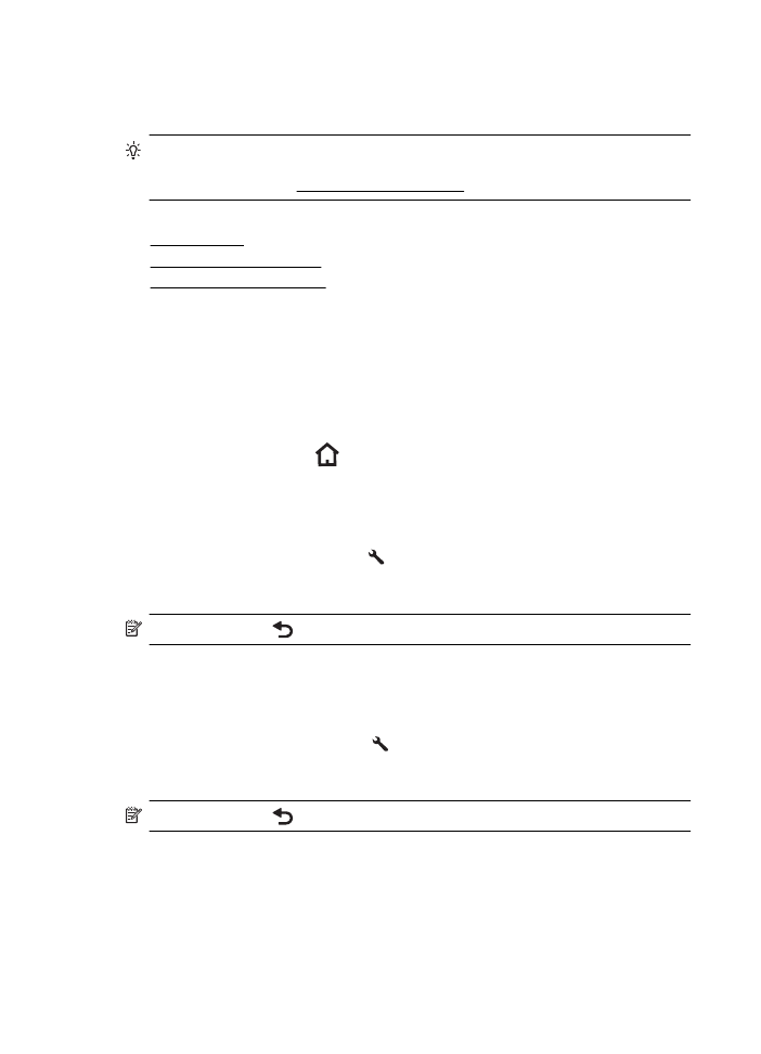 Change the mode settings - HP Officejet 4620