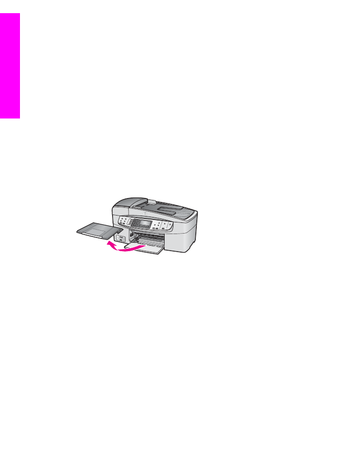 Einlegen von großformatigem Papier - HP Officejet 6210