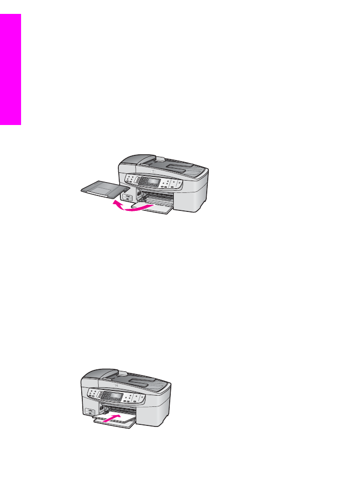 Chargement du papier - HP Officejet 6210