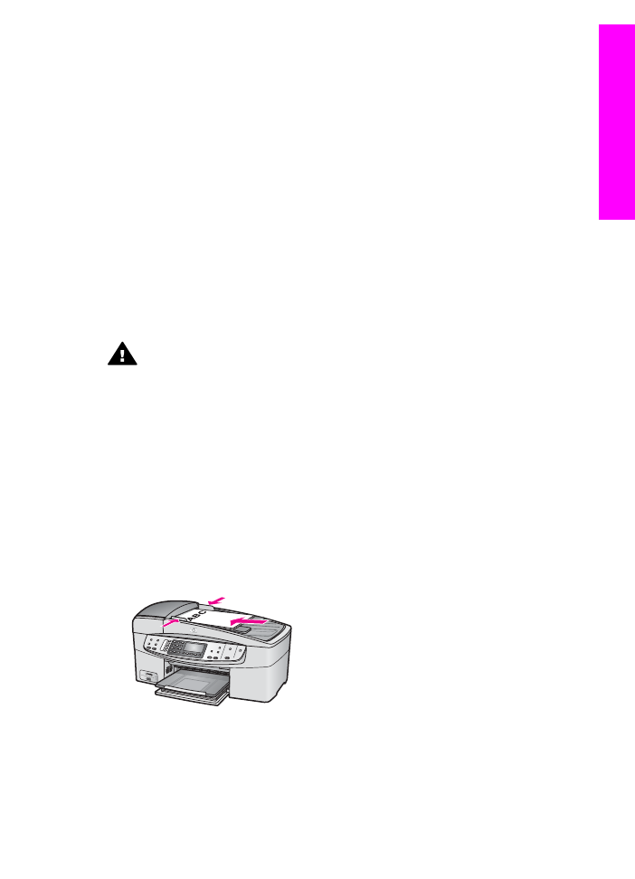 자동 문서 공급기에 원본 넣기 - HP Officejet 6210