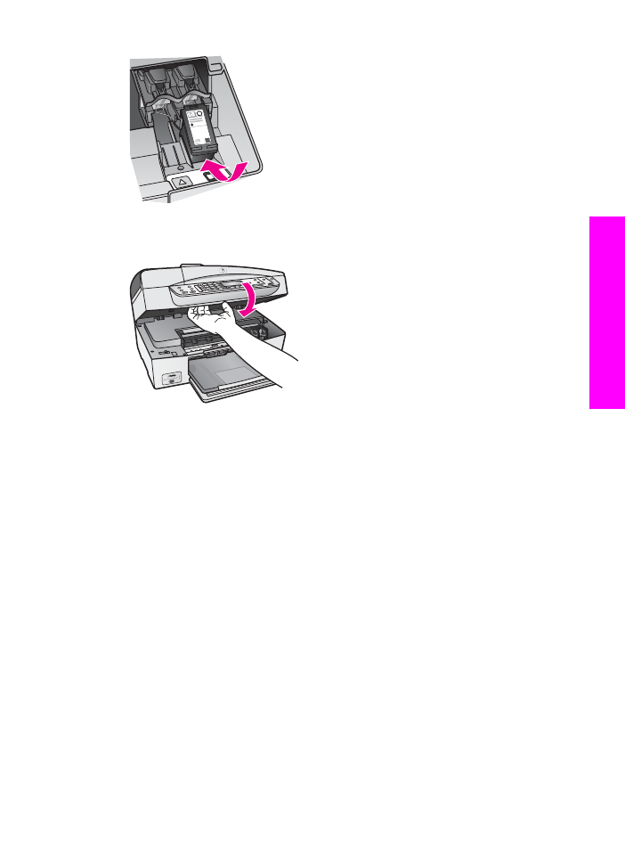 잉크 카트리지 보호 장치 사용 - HP Officejet 6210