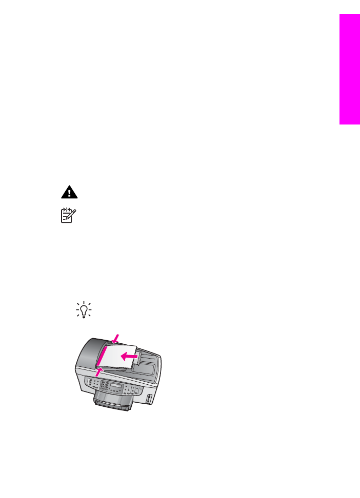 Load originals - HP Officejet 7210