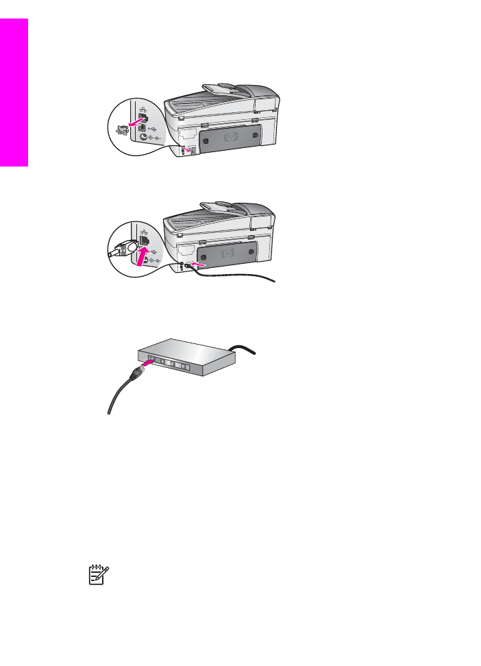 De HP All‑in‑One aansluiten - HP Officejet 7210