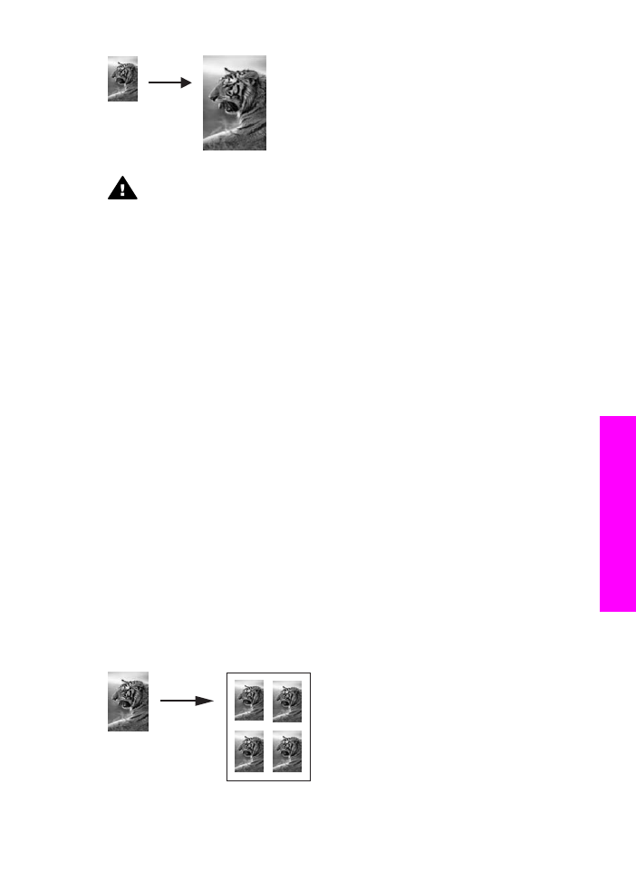 Copy a photo several times on one page - HP Officejet 7310