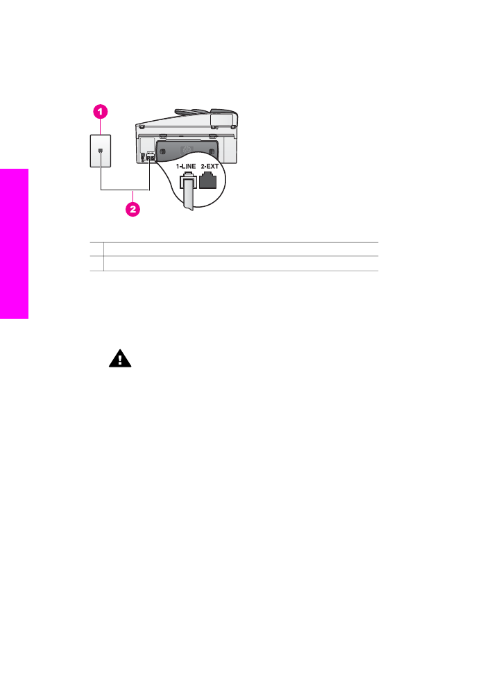 方案 B：设置您的 HP all-in-one，使用 DSL - HP Officejet 7410