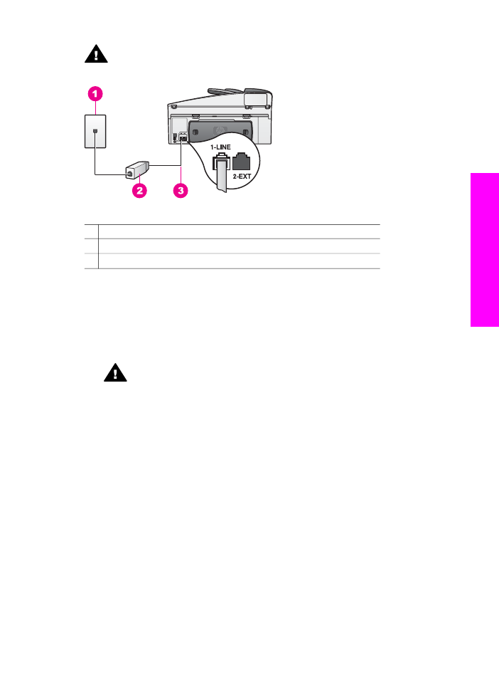 方案 B：设置您的 HP all-in-one，使用 DSL - HP Officejet 7410