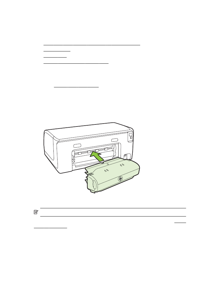 부속품 설치 - HP Officejet Pro 8100